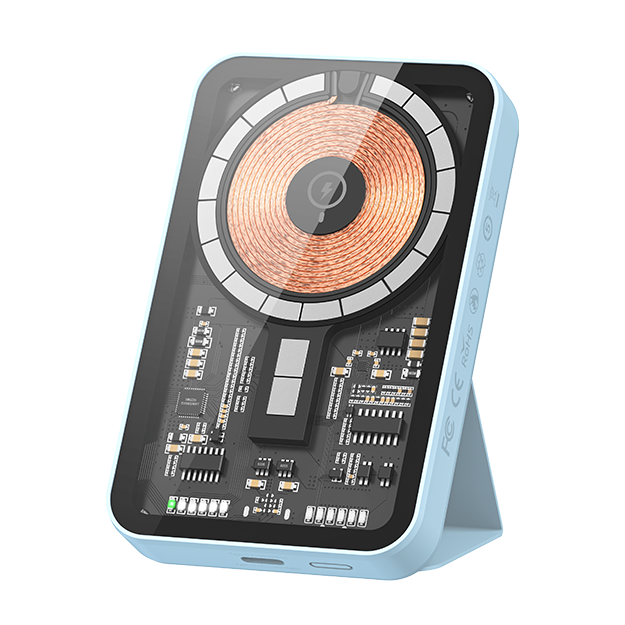 RPB-W07 Wireless Power Bank 5000mAh with Stand - باور بانك RPB-W07 لاس